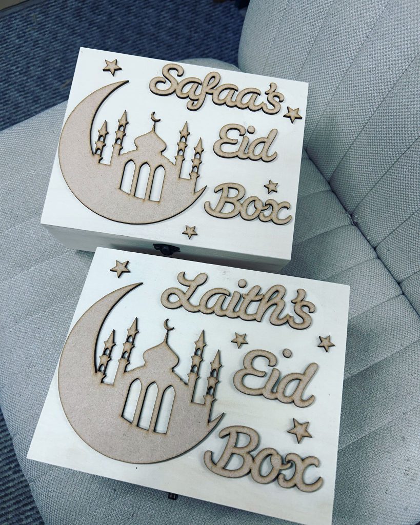 Eid Box Topper Kit - Manchester Laser Cuts