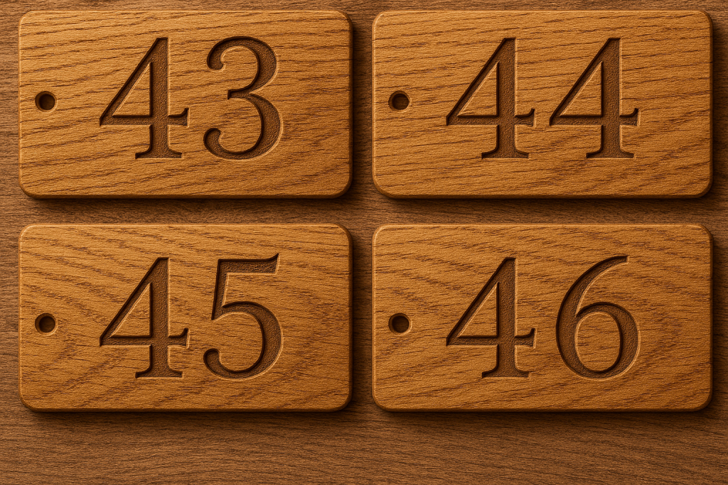 Large Oak Tags - Manchester Laser Cuts