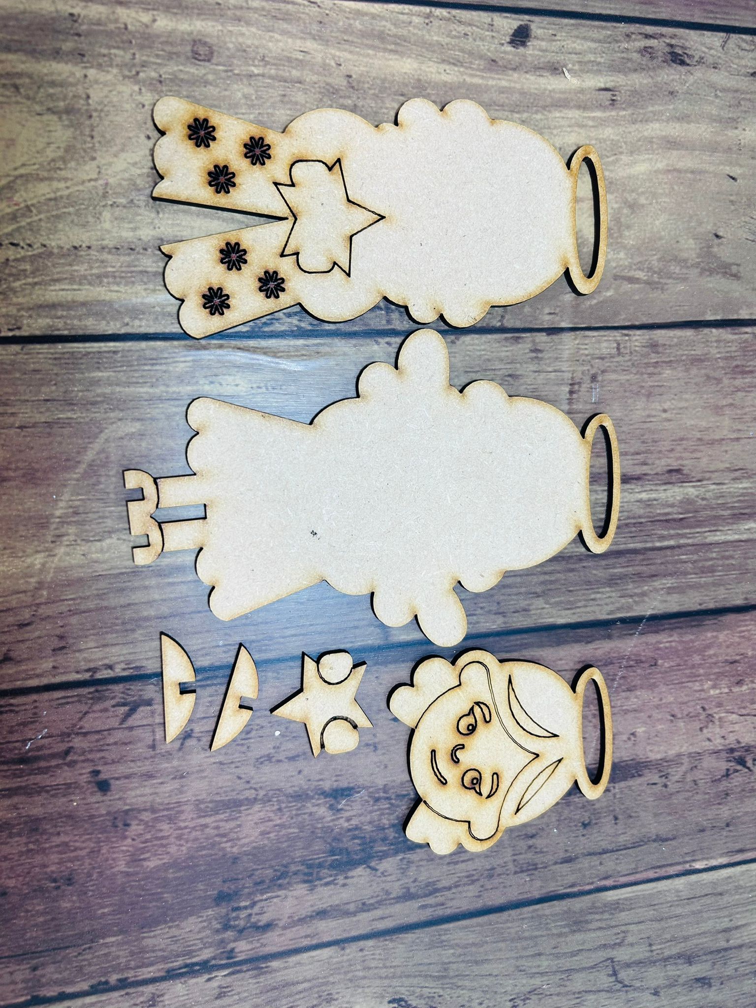 Cute Layered Angel - Manchester Laser Cuts