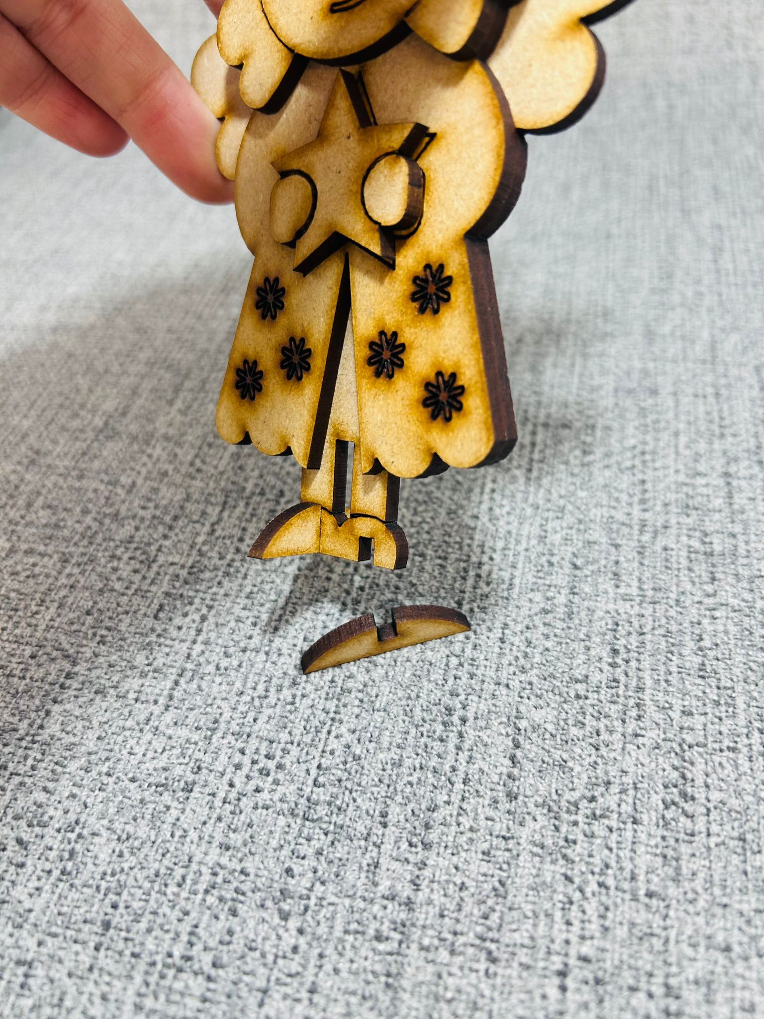 Cute Layered Angel - Manchester Laser Cuts