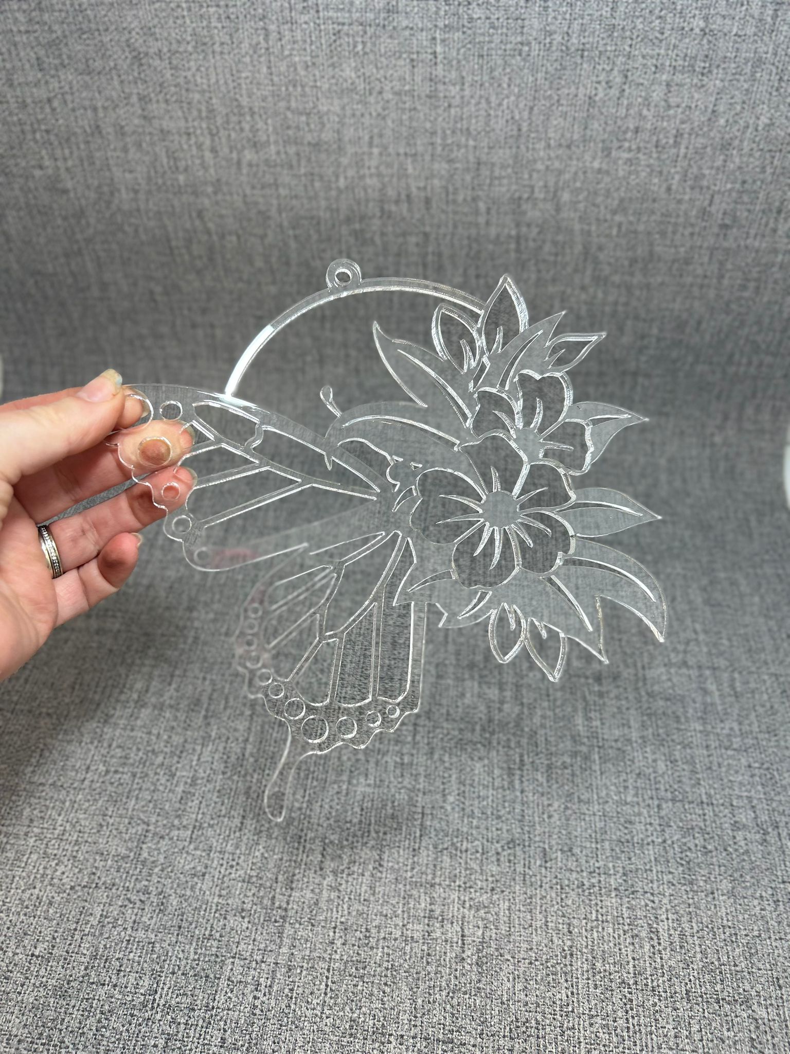 Acrylic 20cm Suncatcher Template For Resin Various Design - Manchester ...