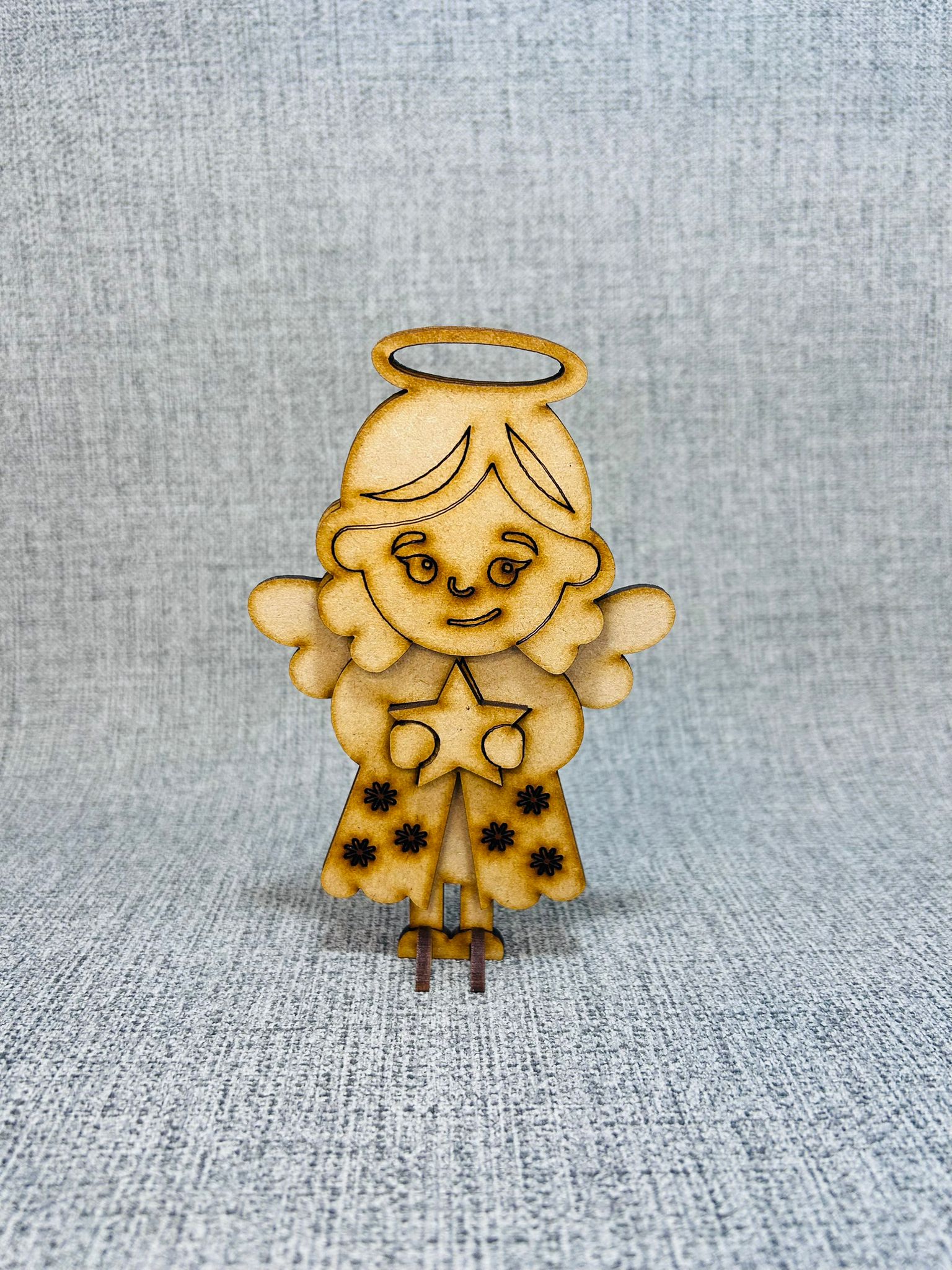 Cute Layered Angel - Manchester Laser Cuts